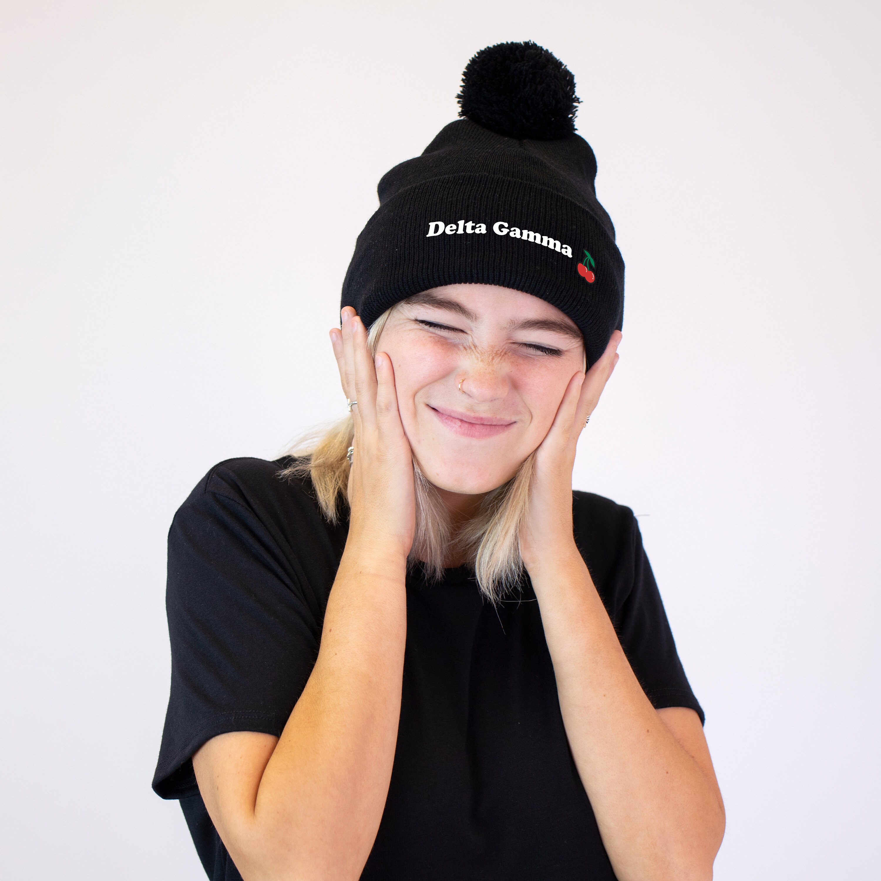 Cherry Beanie / Available for Multiple Organizations / Greek | Etsy