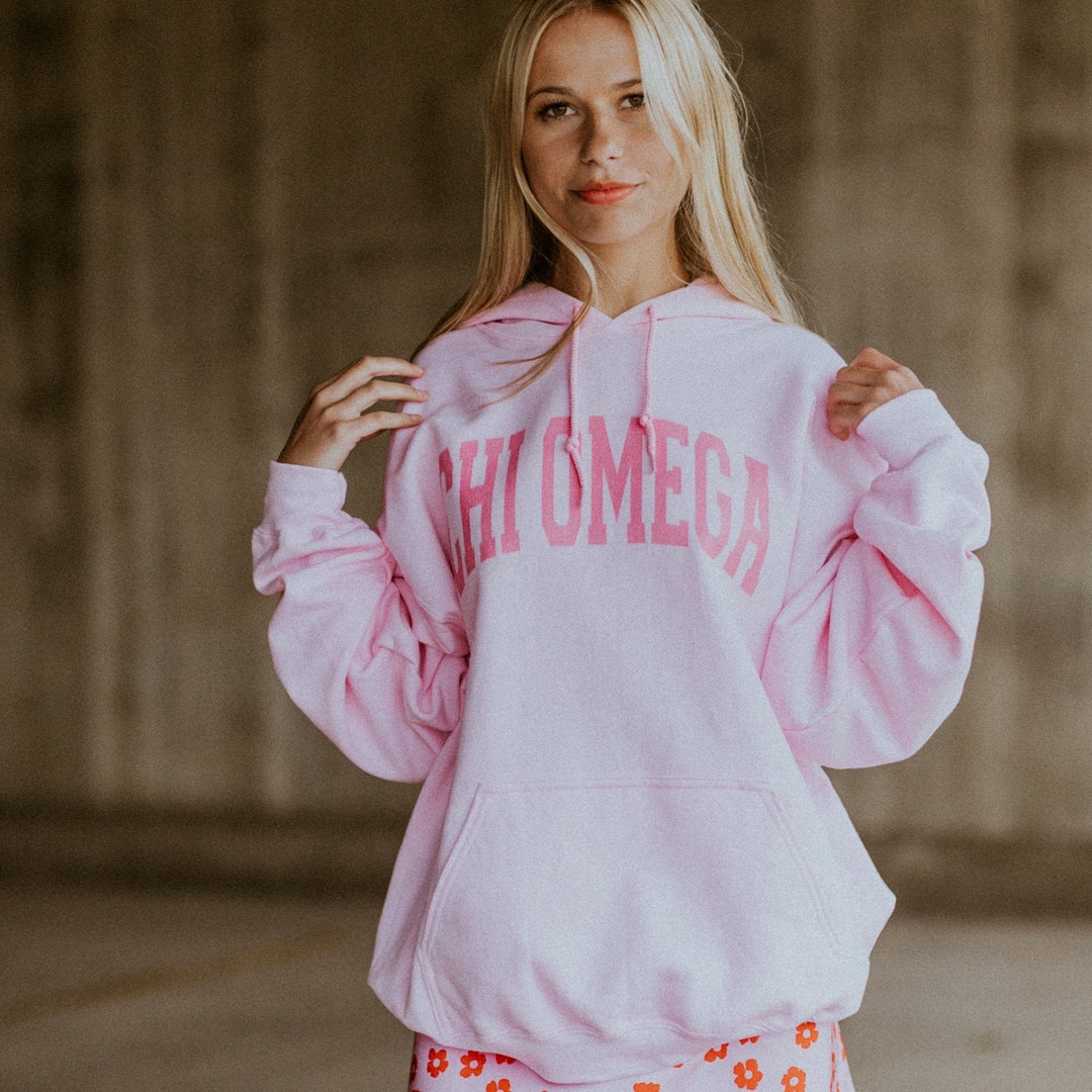 Collegiate Baby Pink Hoodie / Available for Multiple Organizations ...