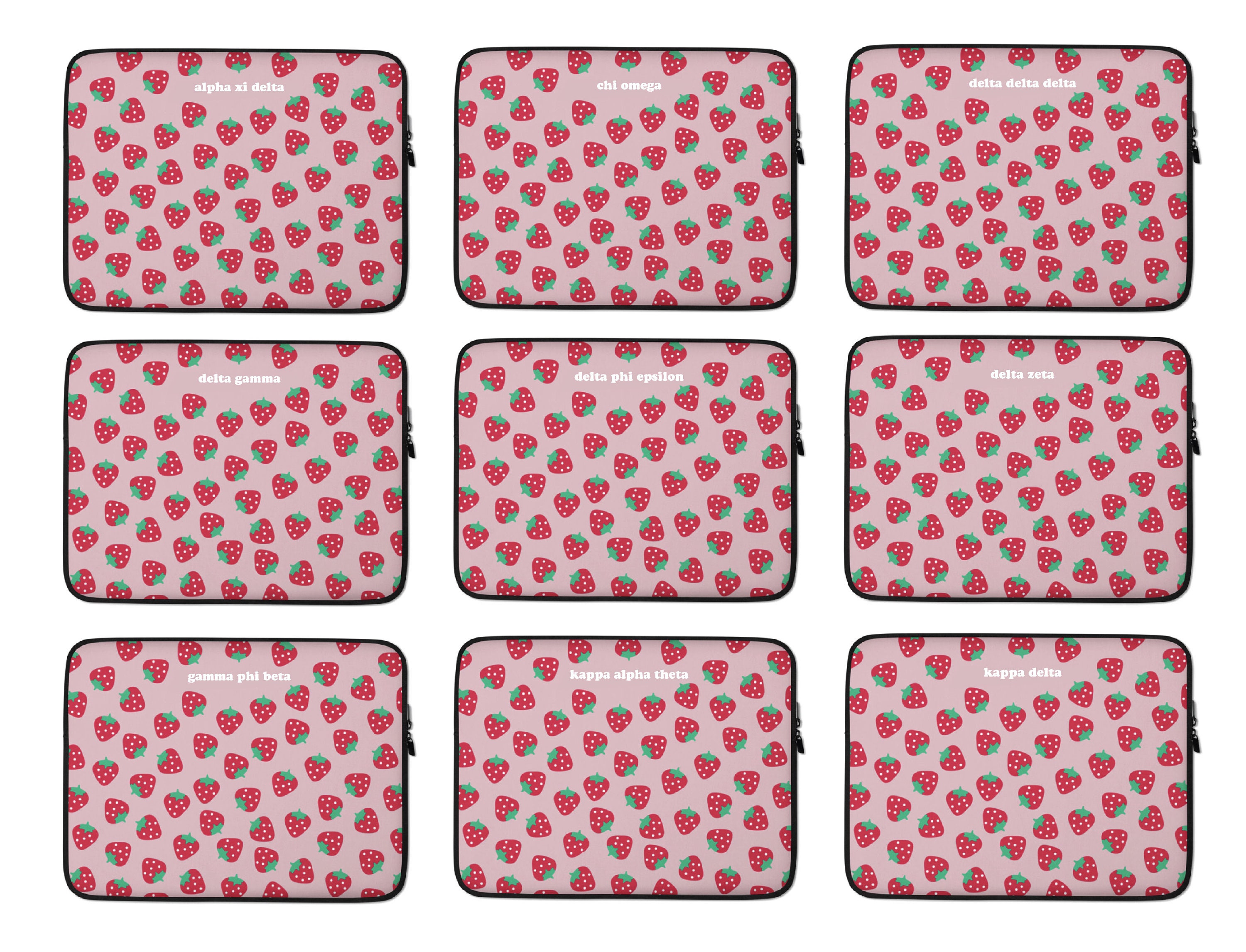 Strawberry Laptop Sleeve / Available for Multiple - Etsy