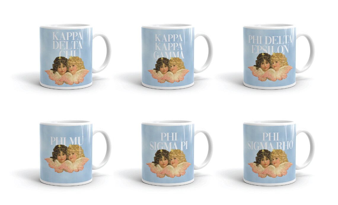 Vintage Angel Mug / available for multiple organizations / | Etsy