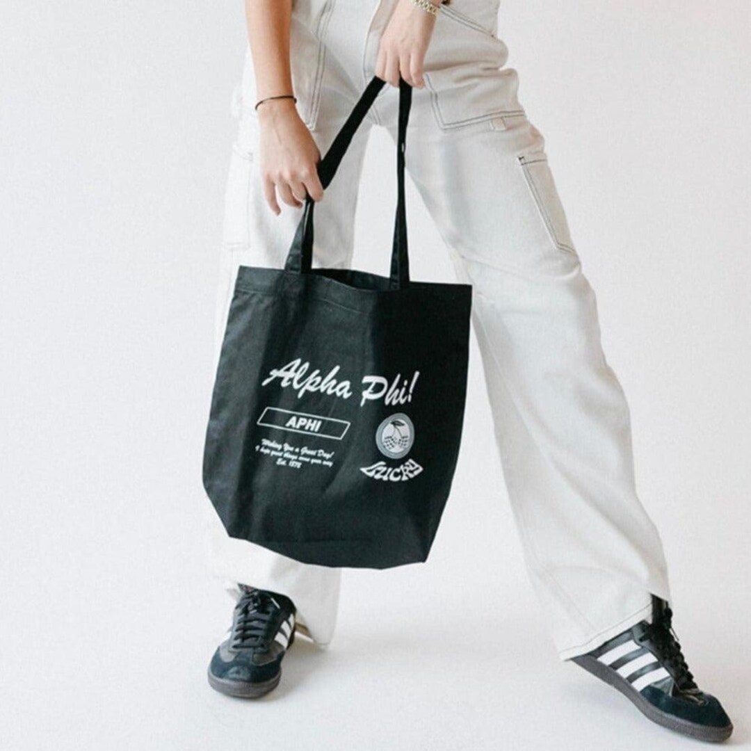 Lucky Tote / Sorority Tote Bag / Sorority Merch / Greek Merch - Etsy