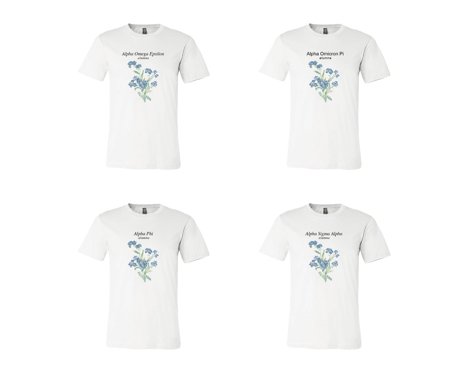 Forget Me Not Alumna Tee / Available for Multiple Organizations ...