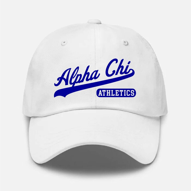 Home Run Dad Hat / White Embroidered Sorority Dad Hat / White Sorority ...