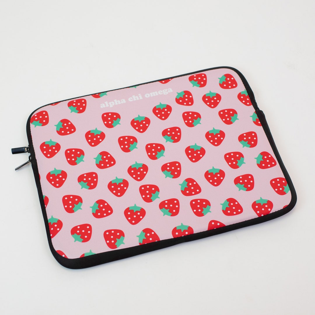 Strawberry Laptop Sleeve / Available for Multiple - Etsy