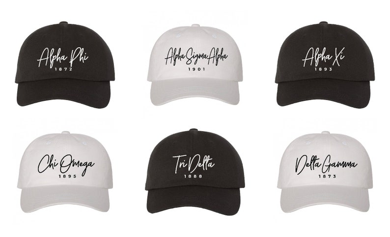 Signature Dad Hat / Available for Multiple Organizations / - Etsy