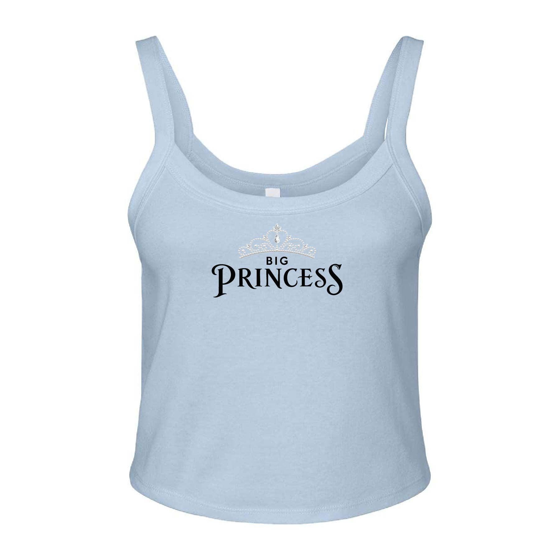Princess Fam Tank Top / Blue Sorority Big Little Tanks / Blue Big ...