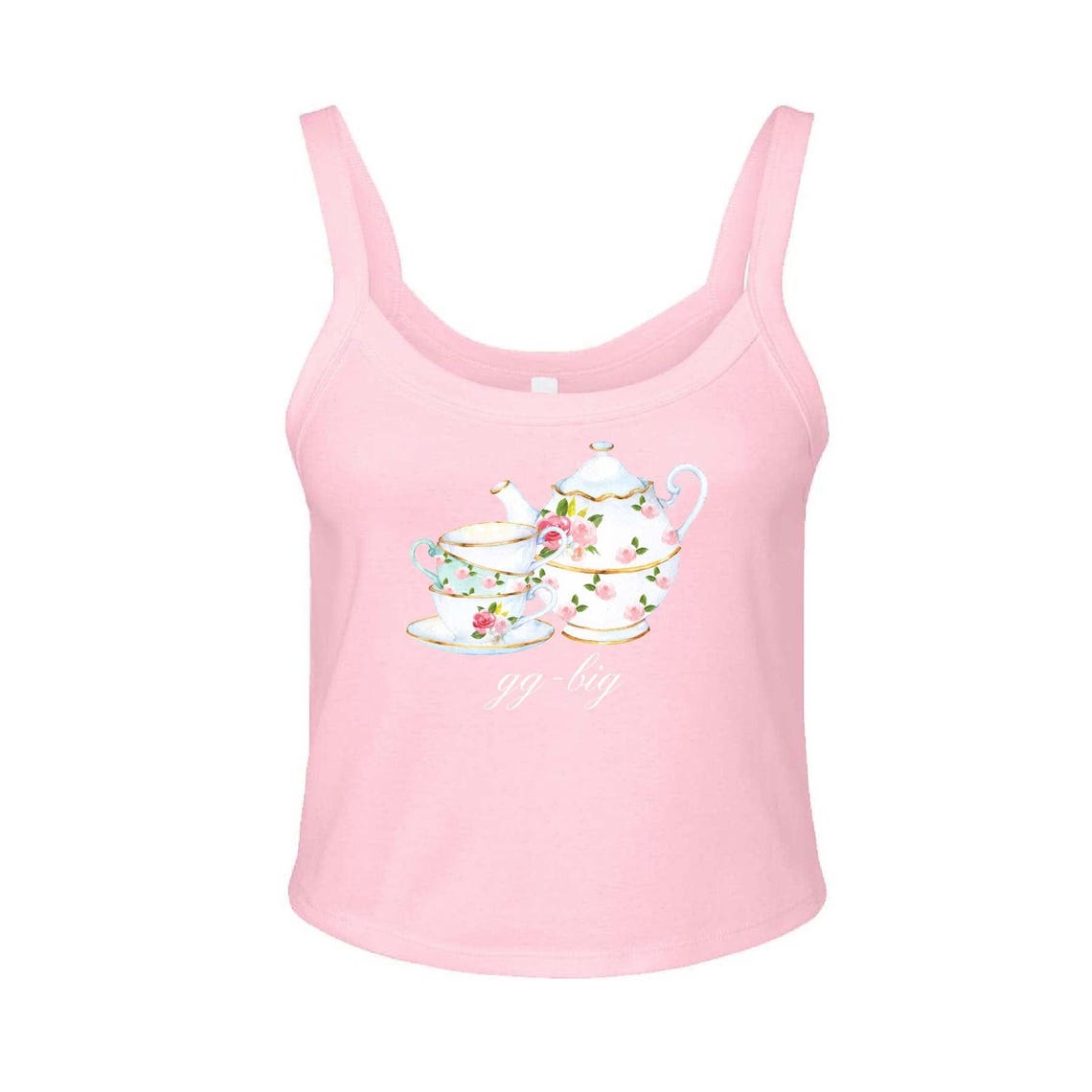 Tea Party Fam Tank Top / Pink Sorority Big Little Tanks / Pink Big ...