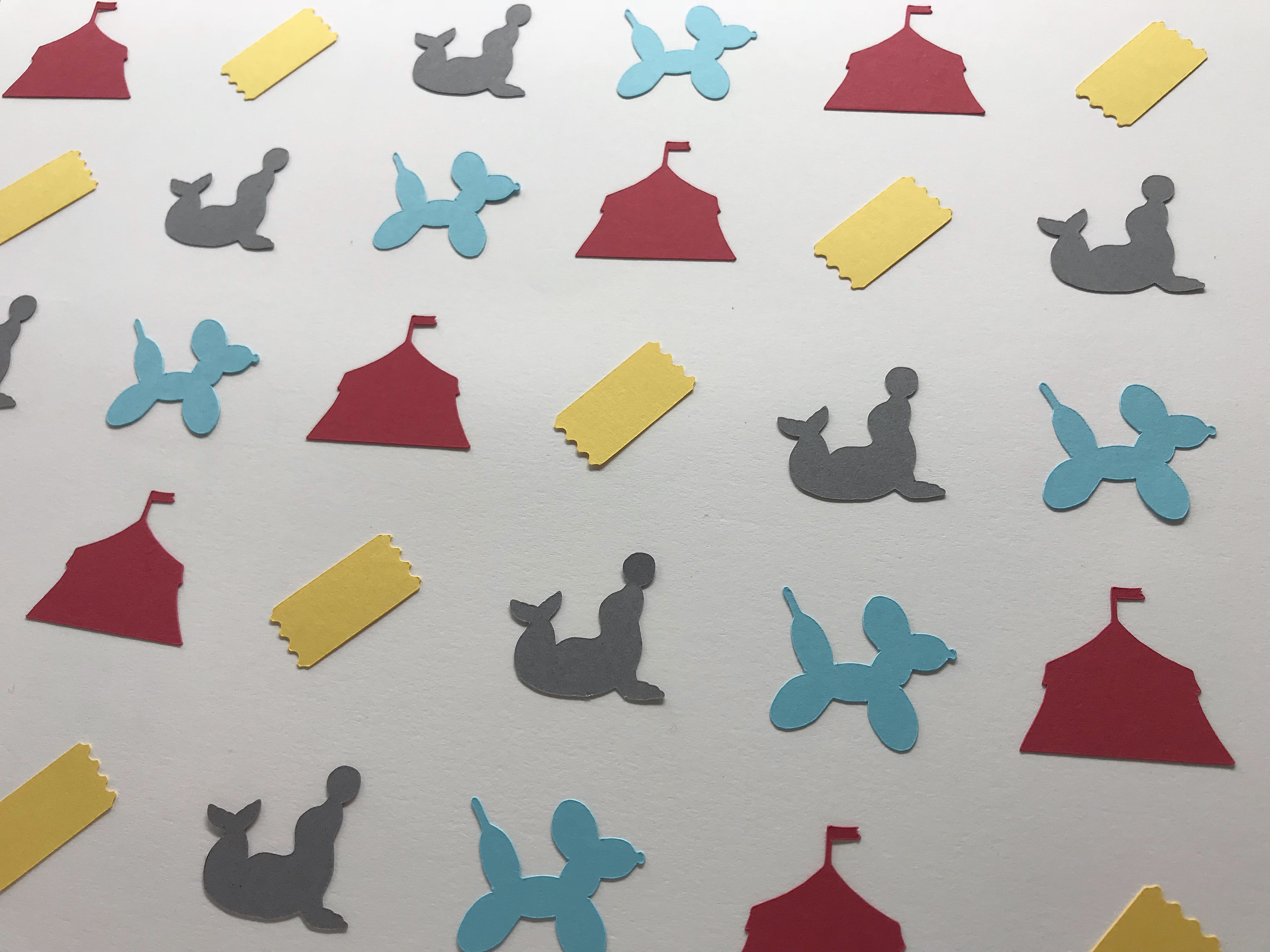 Circus Confetti Carnival Confetti Circus Birthday Party | Etsy