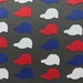 Red, White, and Blue Baseball Caps Baseball Cap Confetti Baseball Hat ...