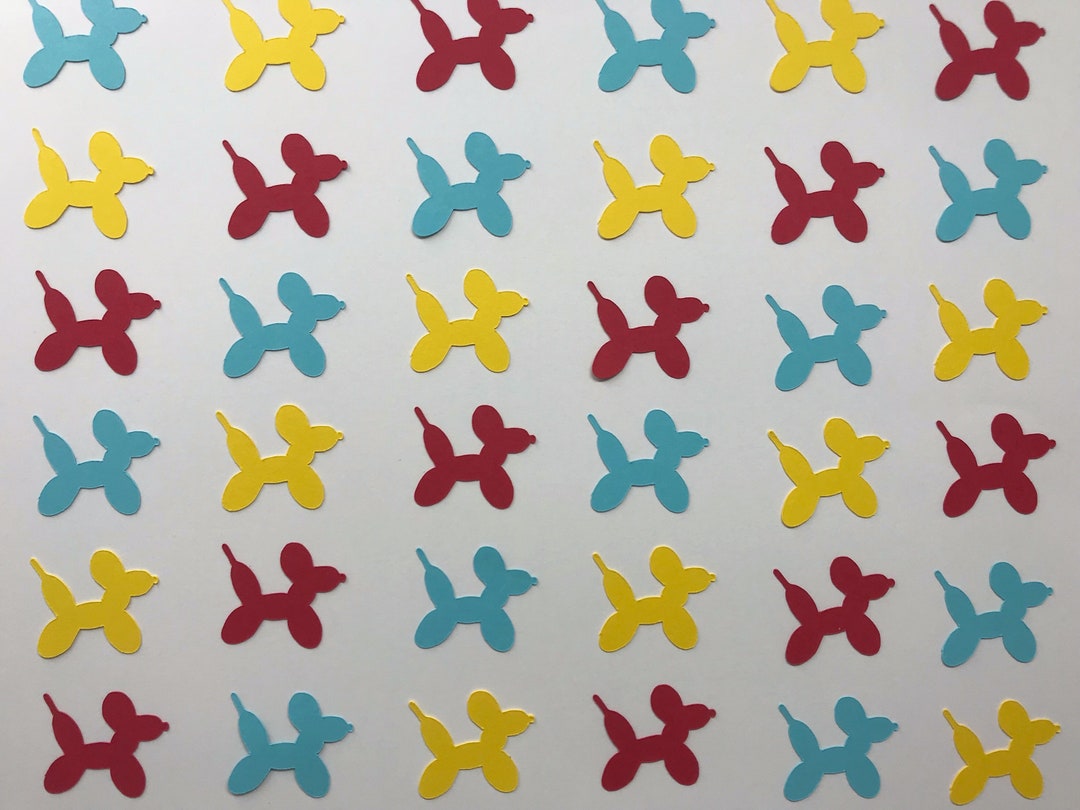 Balloon Animal Confetti - Balloon Animals - Circus Confetti - Circus ...