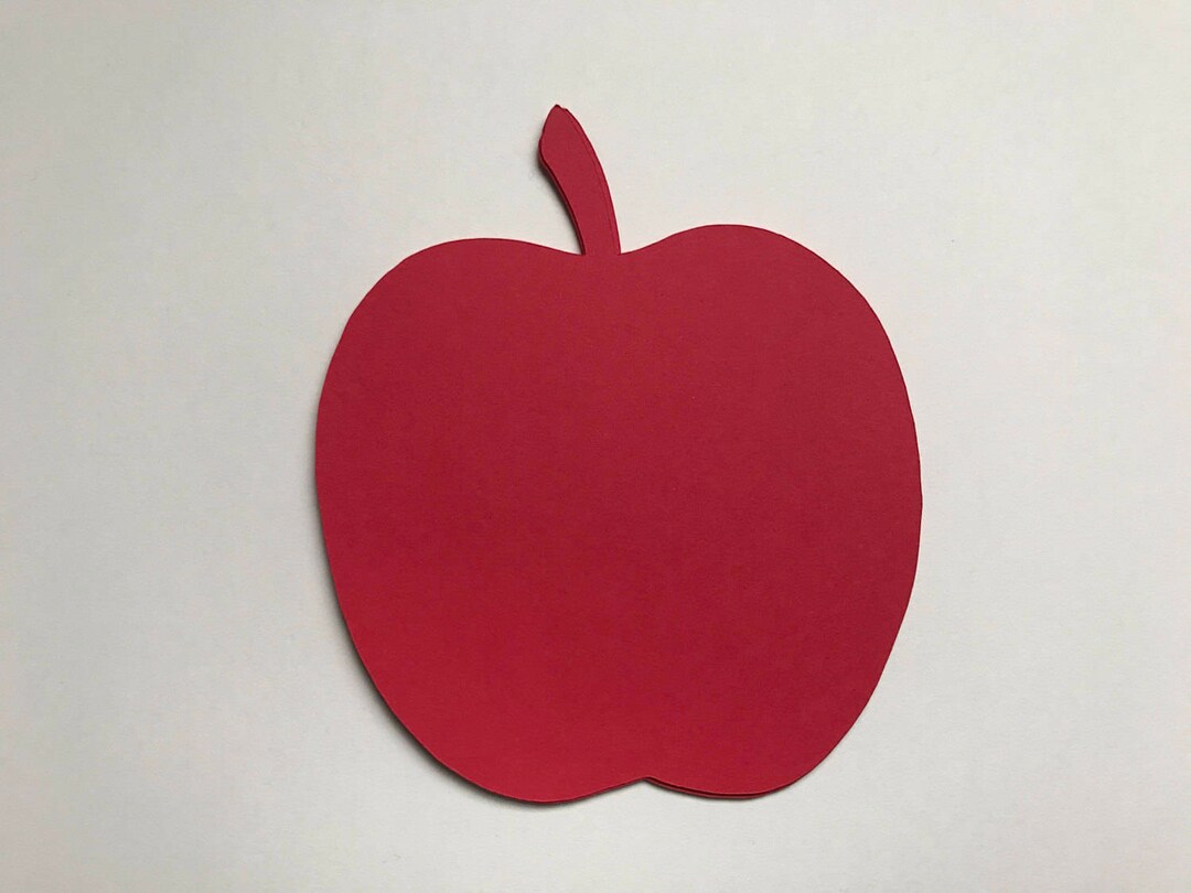 Red Apple Die Cuts - Apple Decorations - Teacher Decorations - Back to ...