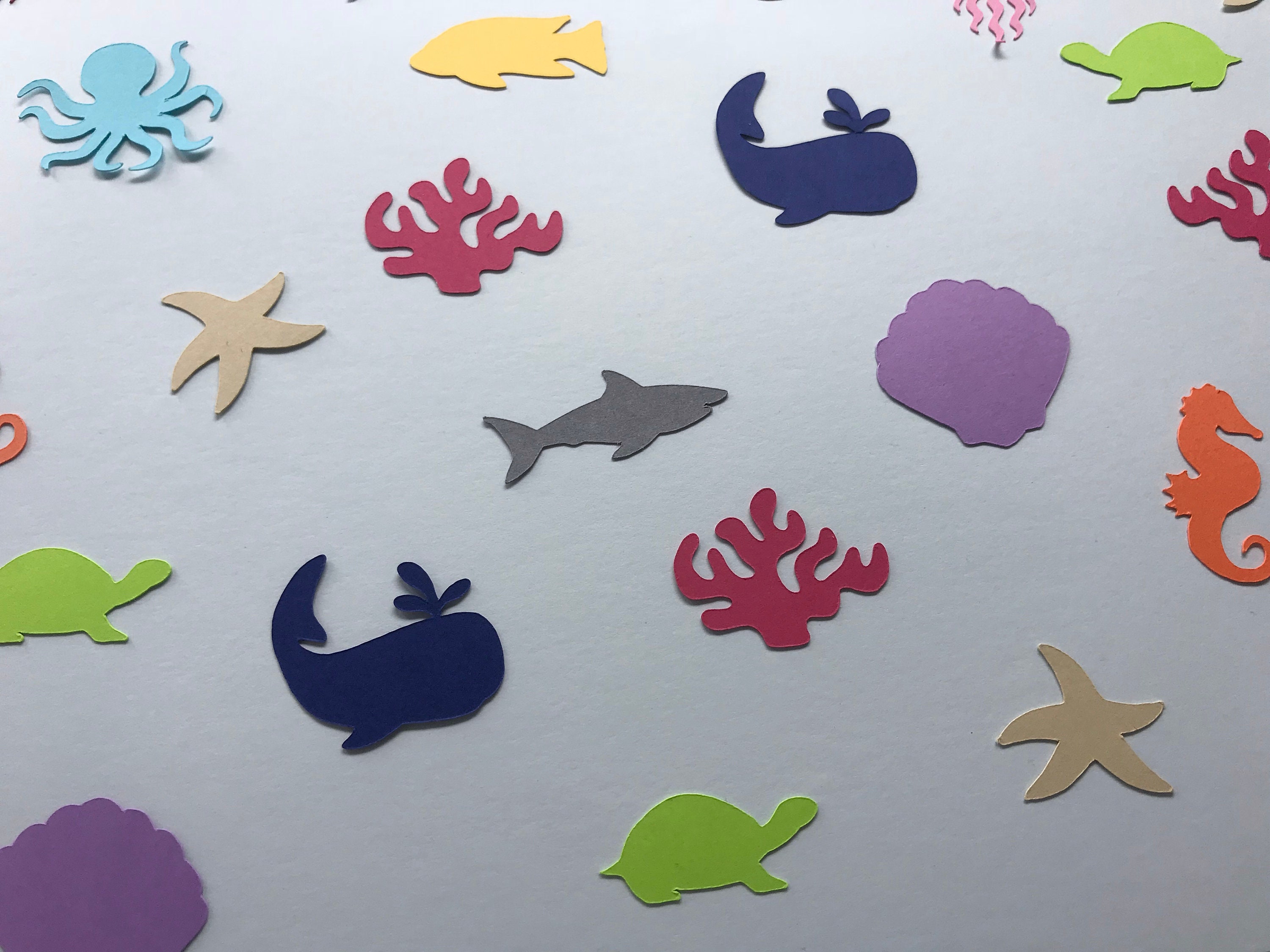 Ocean Confetti Under the Sea Confetti Sea Animal Confetti | Etsy