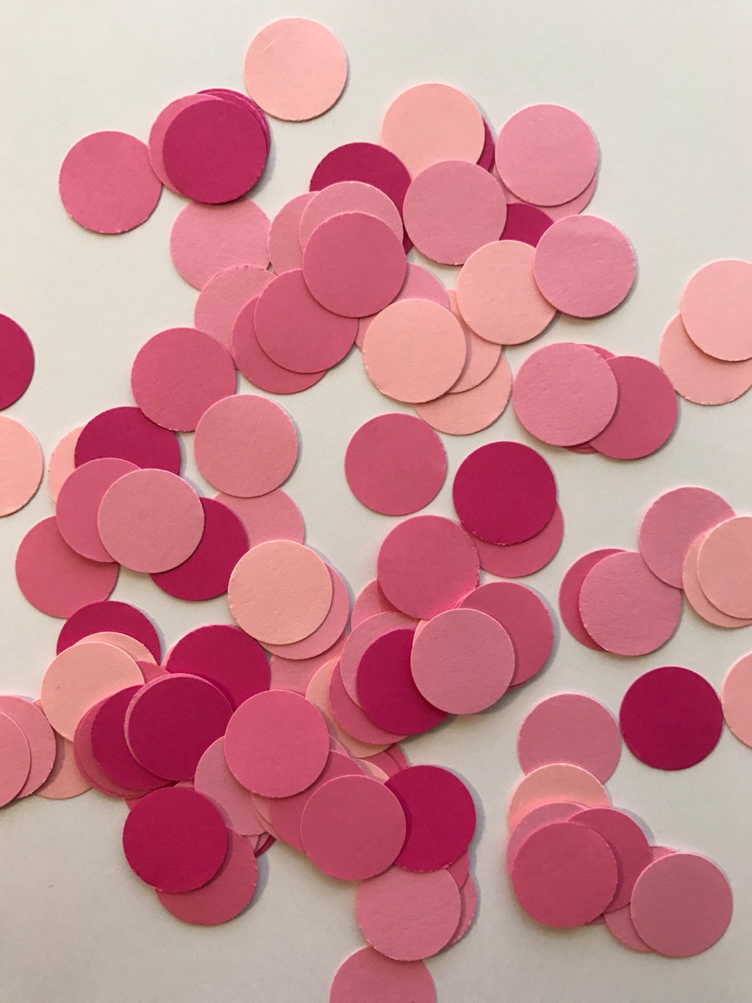 Pink Confetti - Shades of Pink Confetti - Table Decor - Girl Baby ...