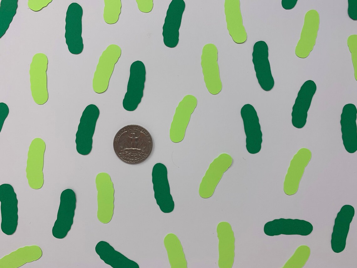 Green Pickle Confetti - Pickle Birthday Party Supplies - Pickle Baby ...