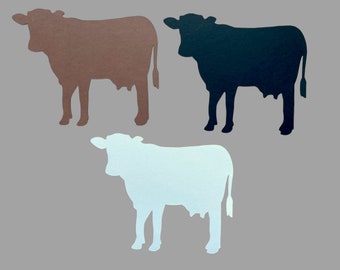 Cow Laser Cut Out Unfinished Wood Shape Craft Supply - Etsy
