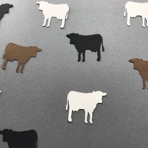 Cow Confetti - Cow Party Decorations - Farm Animal Confetti - Farm ...