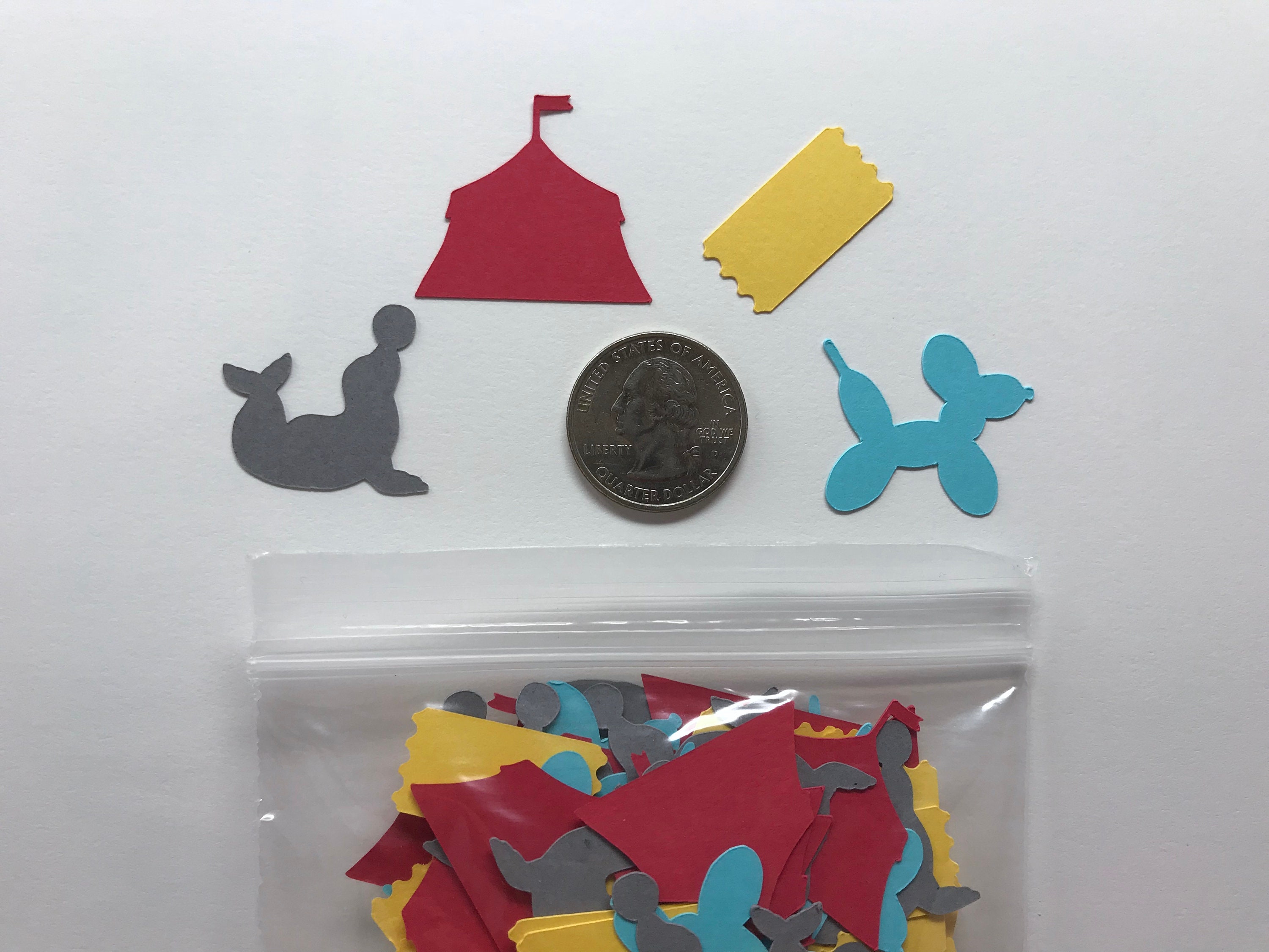 Circus Confetti Carnival Confetti Circus Birthday Party | Etsy