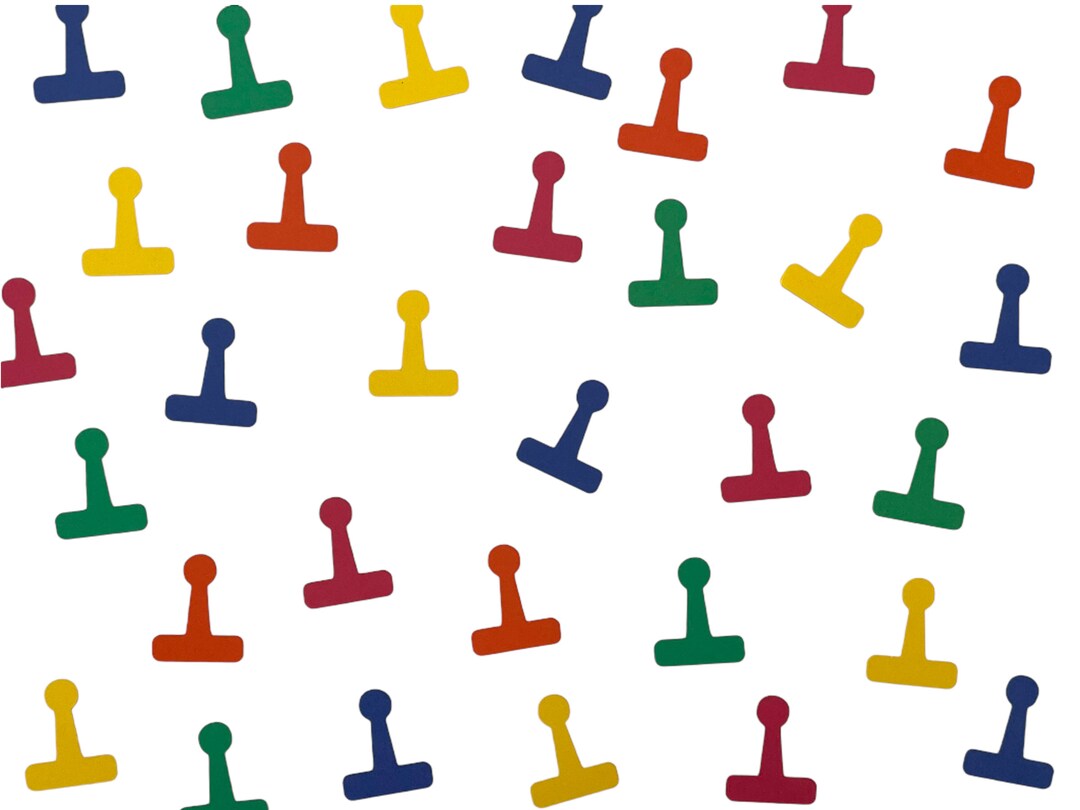 Board Game Confetti - Board Game Party Supplies - Game Piece Confetti ...