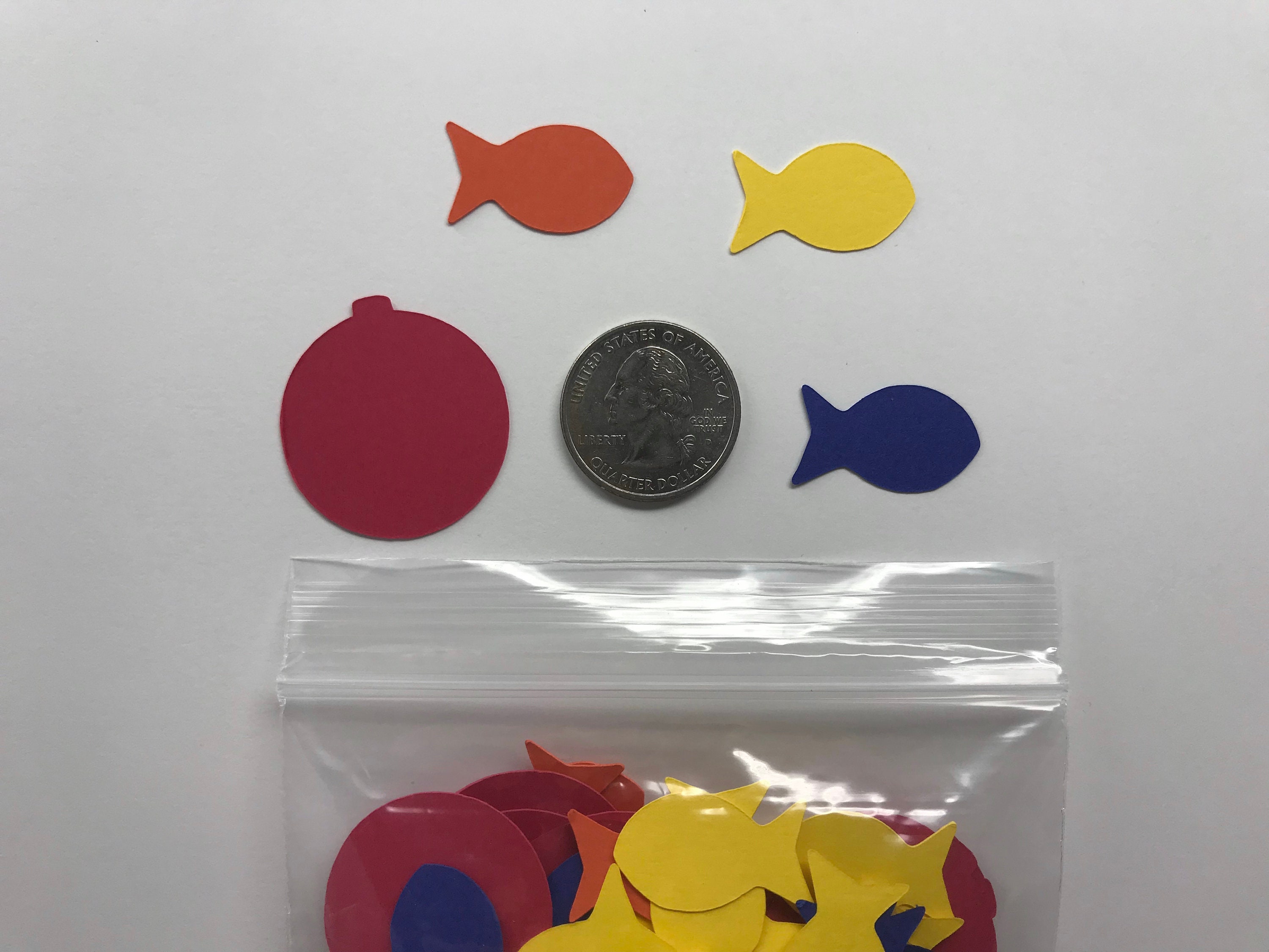 Fishing Confetti Fish Bobber Confetti Fish Confetti - Etsy
