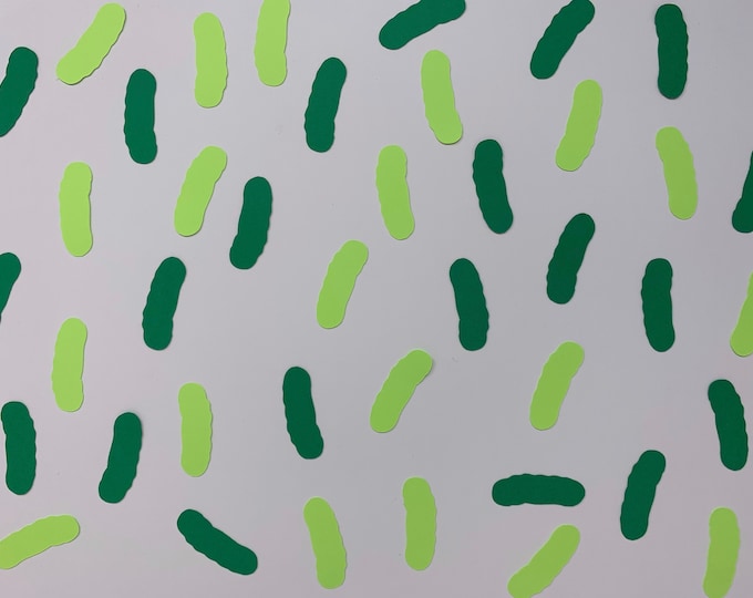 Green Pickle Confetti - Pickle Birthday Party Supplies - Pickle Baby ...
