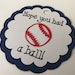 Baseball Birthday Favor Tags Had A Ball Favor Tag Baseball - Etsy