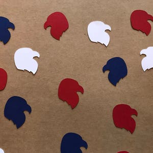 Red, White, and Blue Eagle Confetti - Bald Eagle Confetti - Patriotic ...