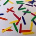 Primary Color Crayon Confetti Crayon Decor Coloring Party - Etsy