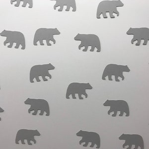 Brown Bear Confetti - Black Bear Confetti - Bear Decor - Lumberjack ...