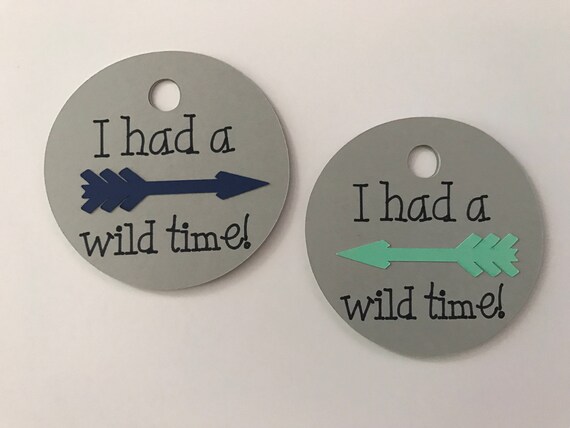 I Had a Wild Time Tags Wild One Birthday Party Wild One | Etsy