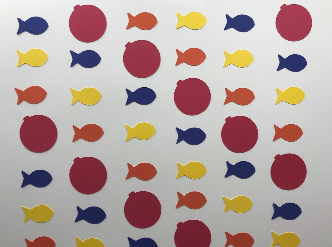 Fishing Confetti - Fish Bobber Confetti - Fish Confetti - Fishing ...