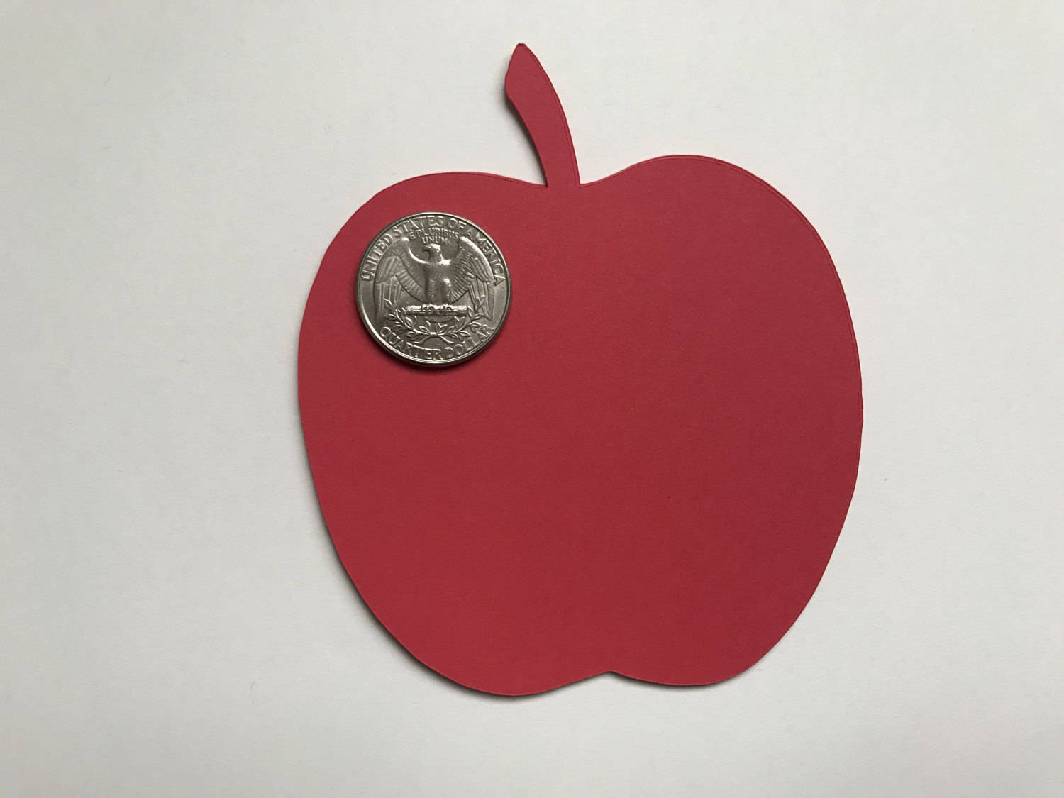 Red Apple Die Cuts Apple Decorations Teacher Decorations - Etsy