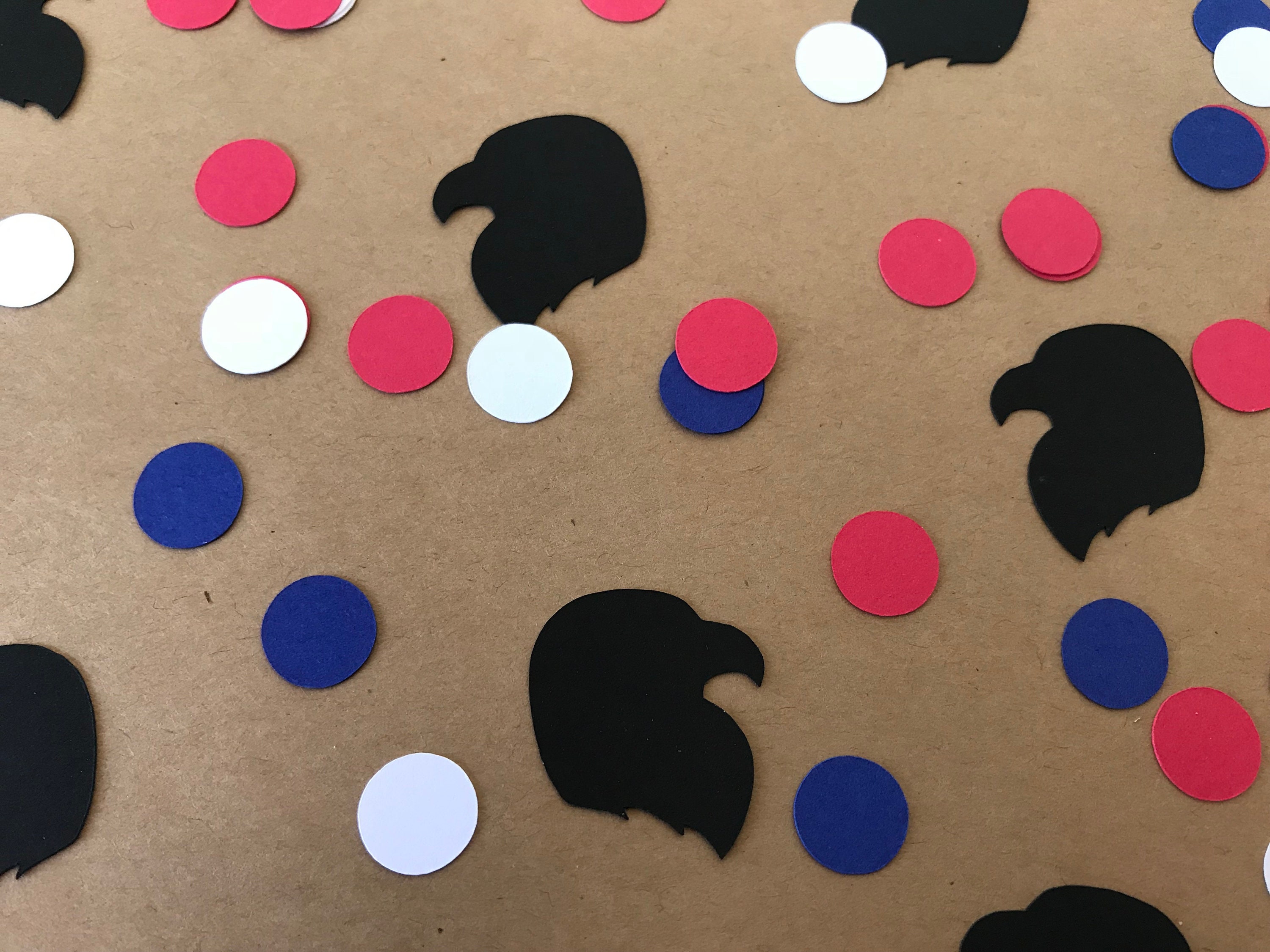 Patriotic Confetti Bald Eagle Confetti 4th of July | Etsy