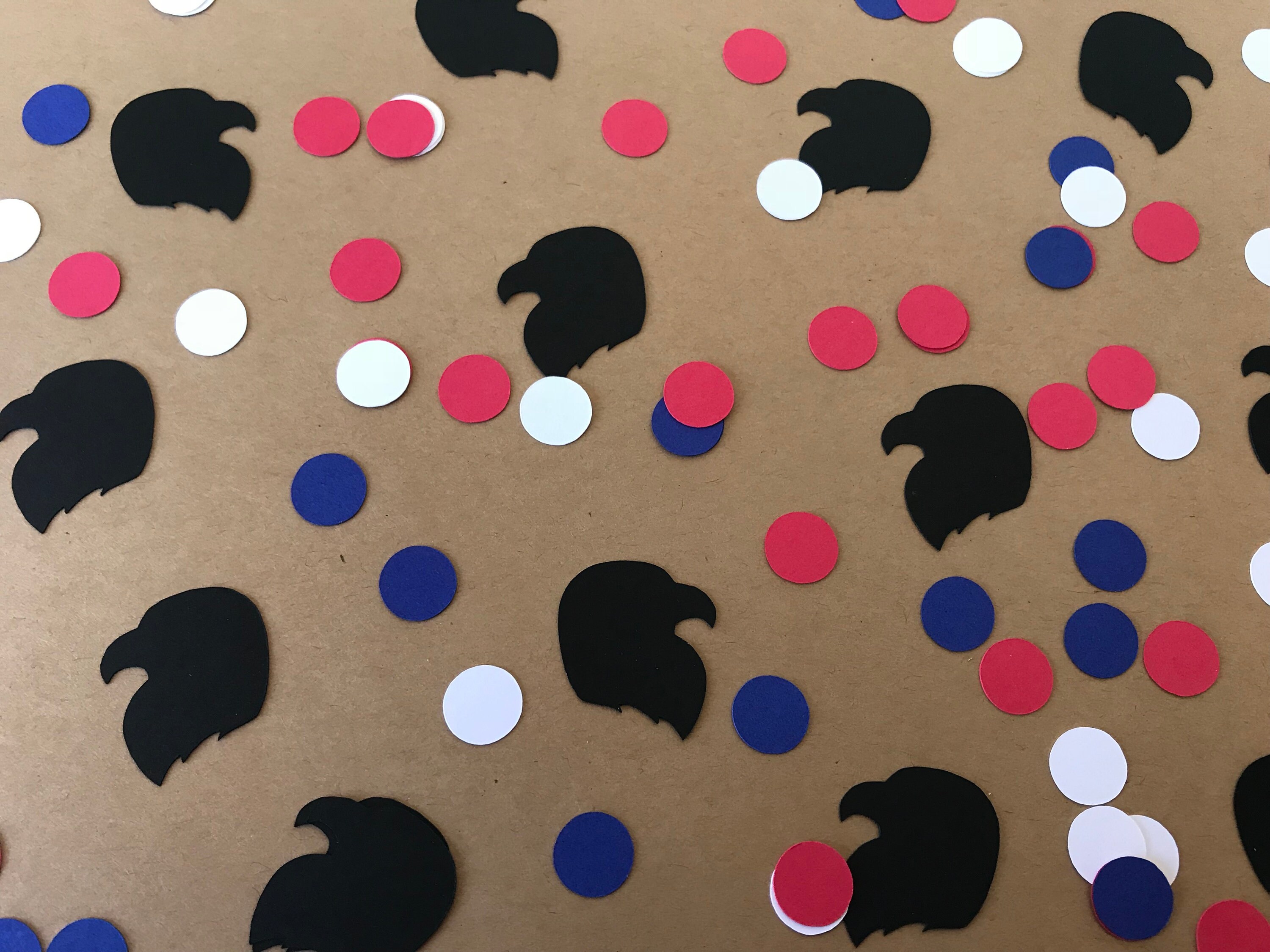 Patriotic Confetti Bald Eagle Confetti 4th of July | Etsy