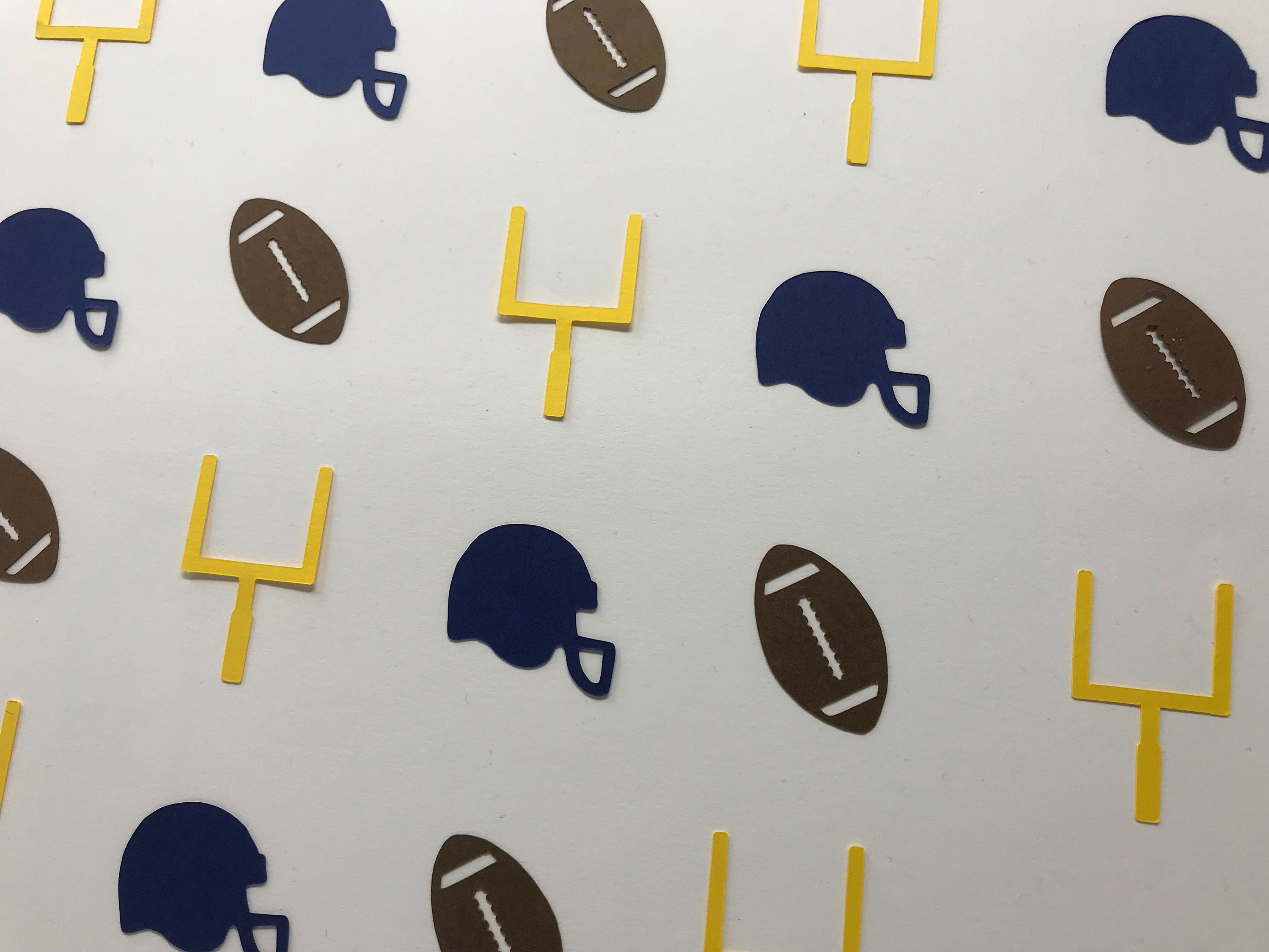Football Confetti Football Birthday Party Decor Football - Etsy