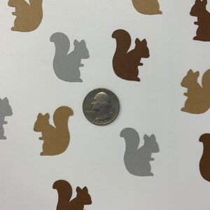 Squirrel Confetti - Squirrel Decorations - Woodland Creatures Baby ...