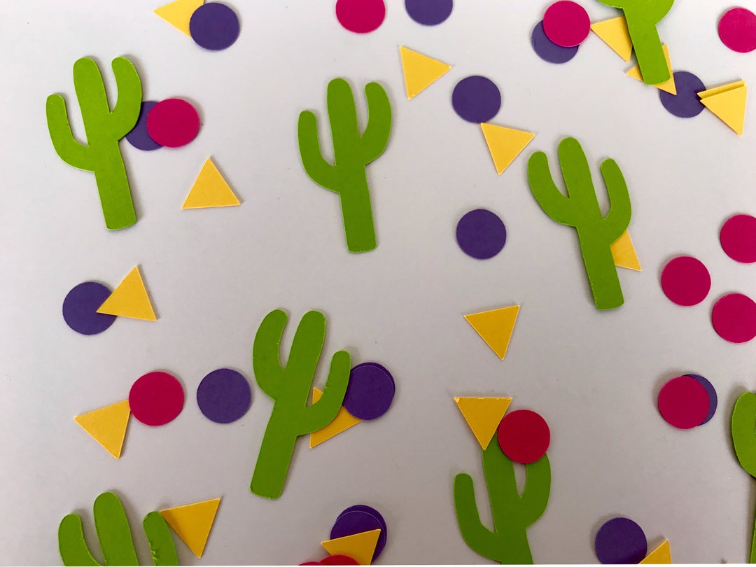 Cactus Confetti - Fiesta Confetti - Southwest Party Confetti - Mexican ...