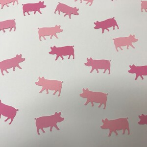 Pink Pig Confetti - Pig Decorations - Pig Birthday Party - Farm ...