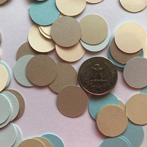Beach Themed Confetti Blue, Tan, and Cream Confetti Beach Party ...