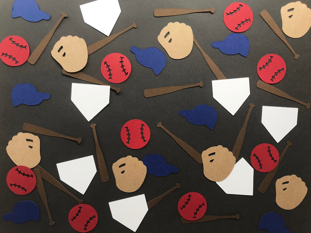 Baseball Confetti Baseball Birthday Decor Little Boy Birthday Decor ...