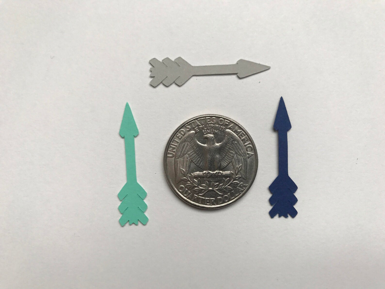 Navy Mint and Grey Arrow Confetti Tribal Party Decorations - Etsy