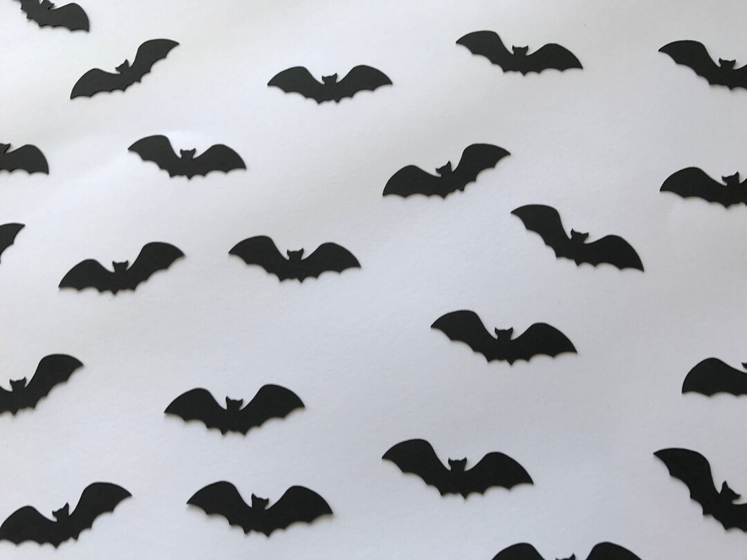 Black Bat Confetti - Bat Confetti - Halloween Confetti - Halloween ...
