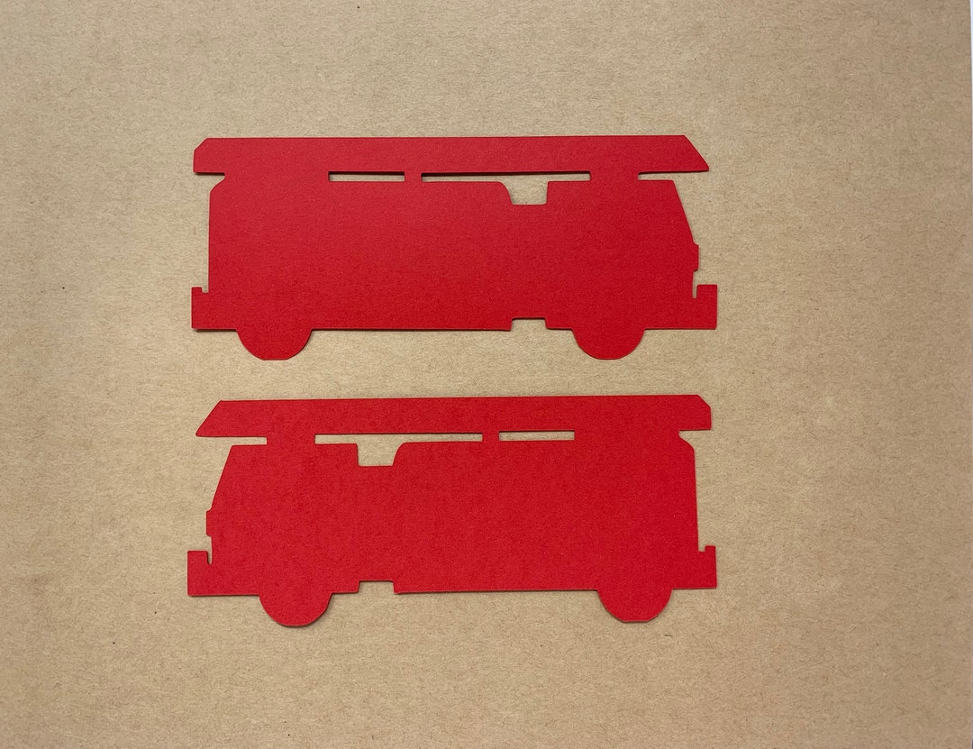 Red Firetruck Die Cuts - Fireman Birthday Party Decor - Fireman ...