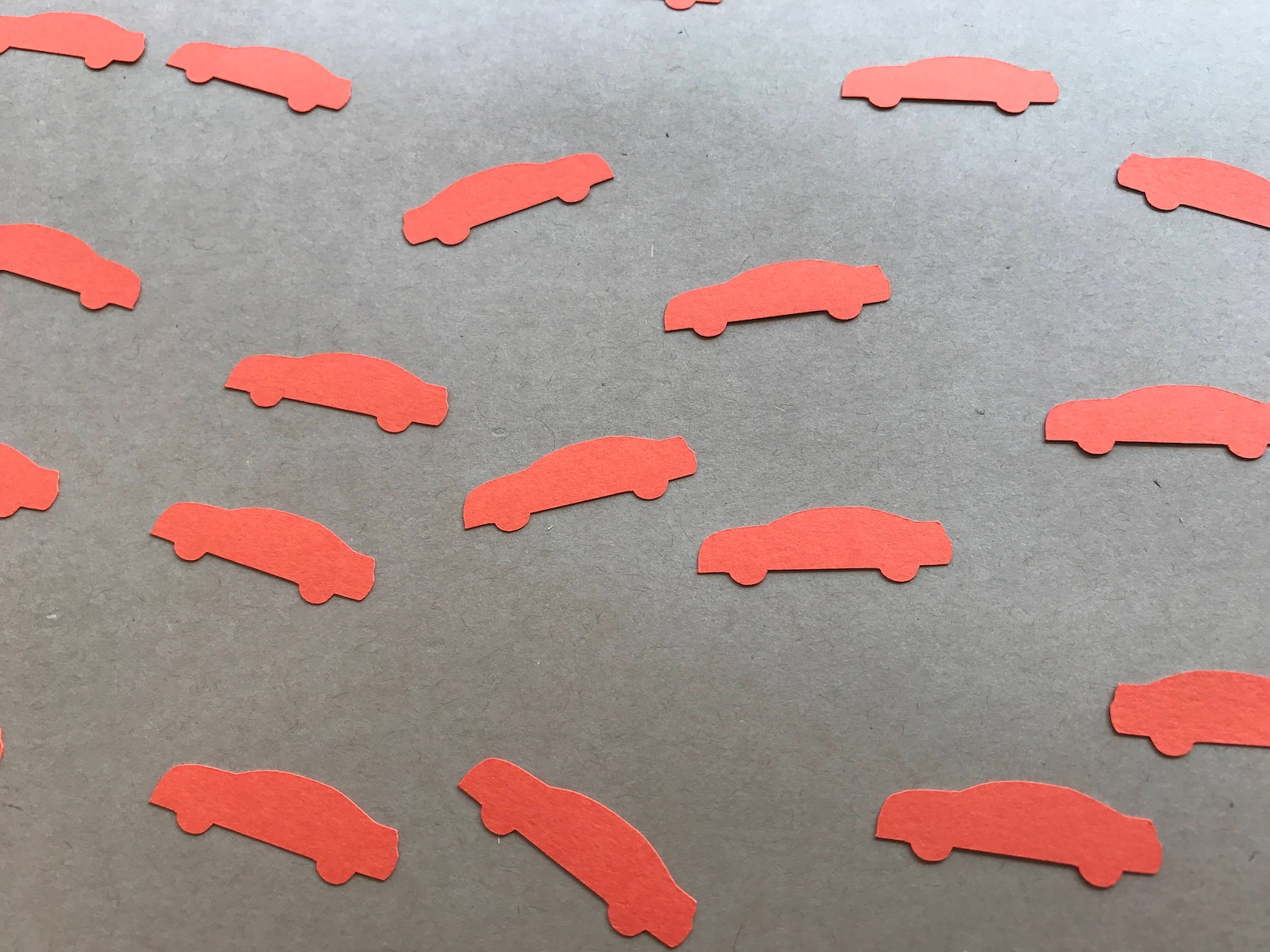 Car Confetti Primary Color Car Confetti Car Birthday Party | Etsy