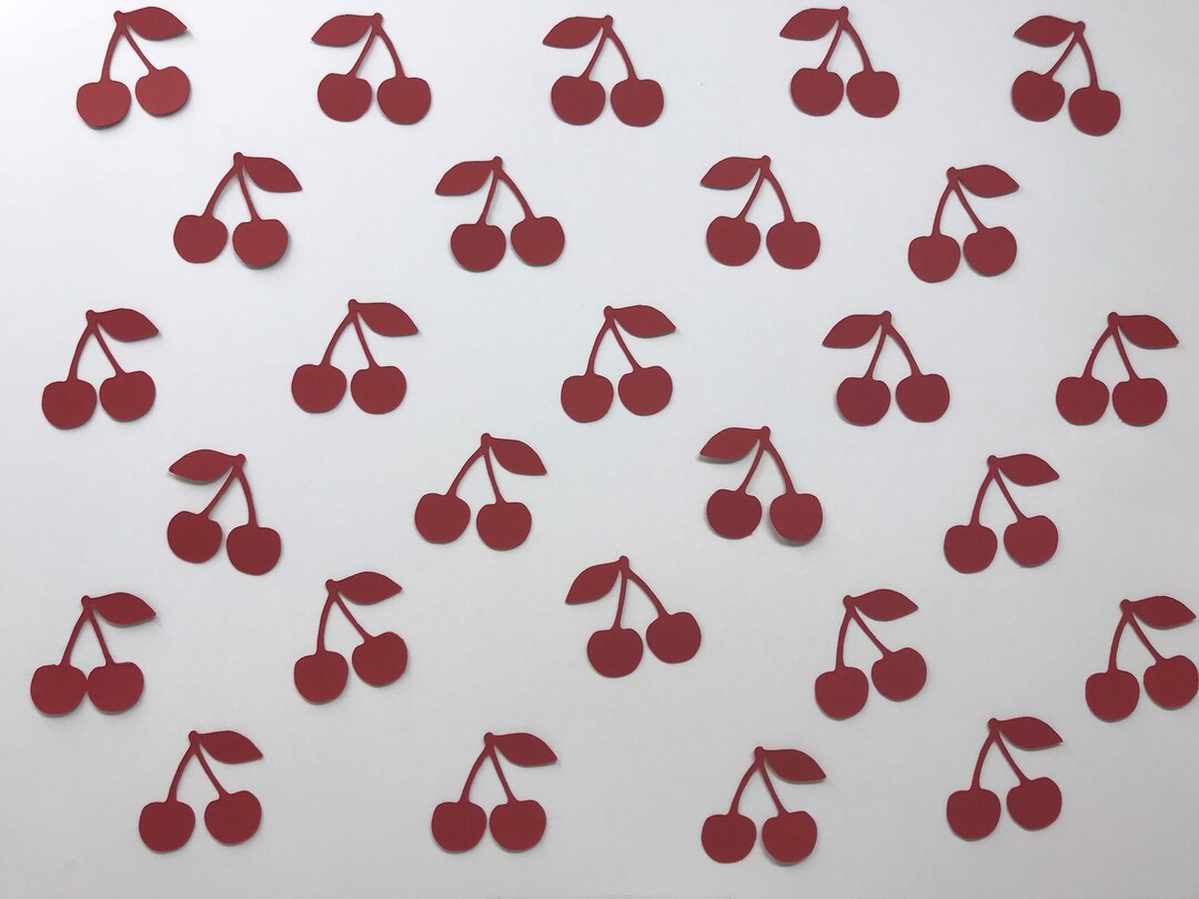 Cherries Confetti - Cherry Confetti - Fruit Confetti - Tutti Frutti ...