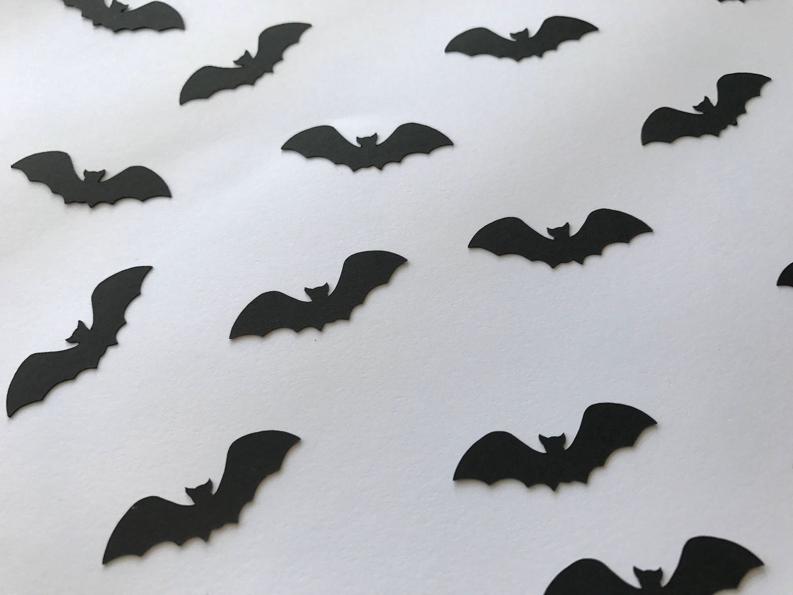 Black Bat Confetti Bat Confetti Halloween Confetti - Etsy