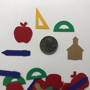 School Confetti - Back to School Party Decor - Teacher Confetti ...