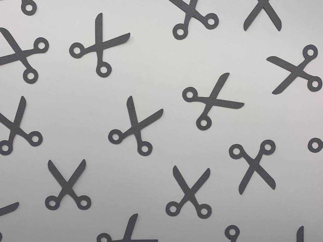 Grey Scissors Confetti - Scissors - Craft Decorations - Craft Party ...