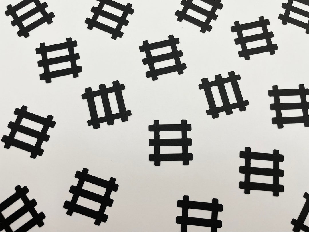 Railroad Track Confetti - Train Confetti - Train Birthday Party Decor ...