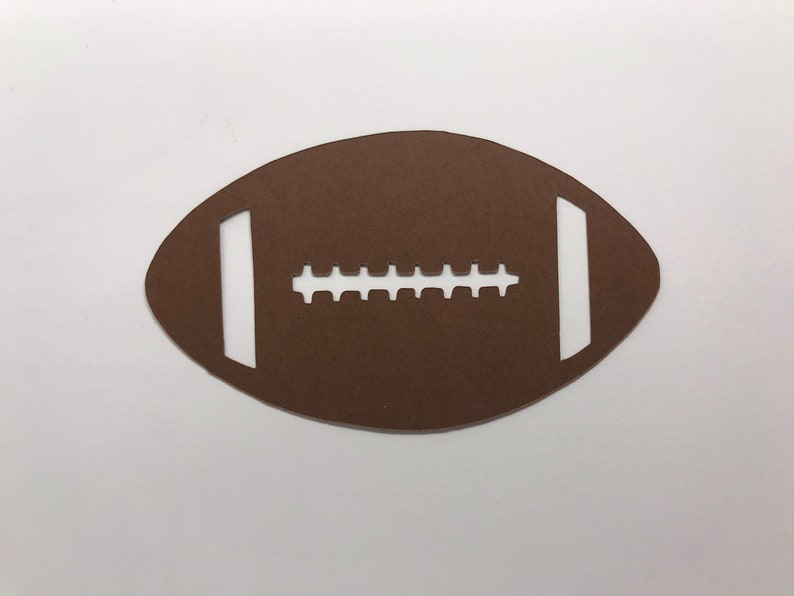 Football Die Cuts Football Birthday Party Decor Football - Etsy