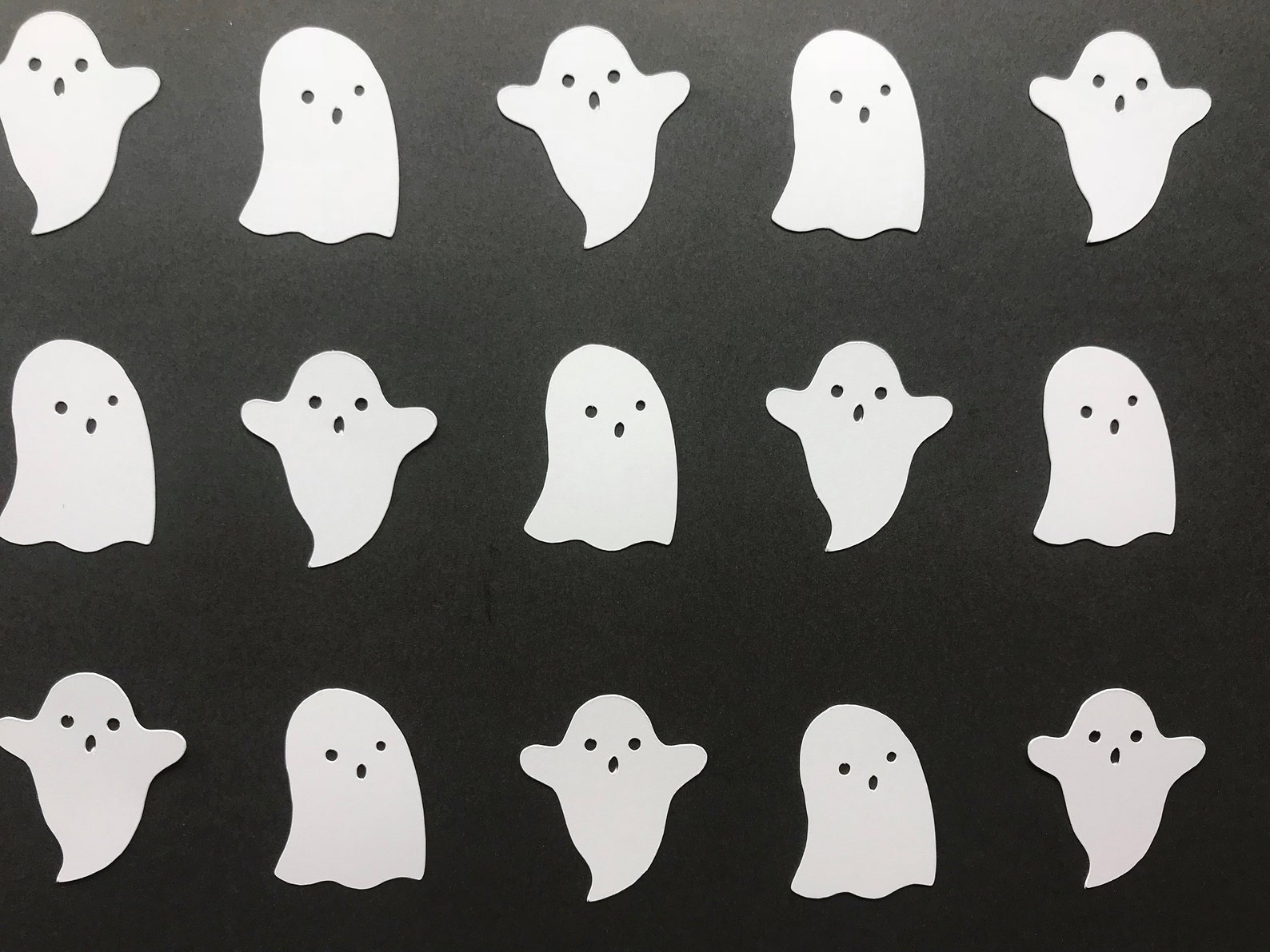 White Ghost Confetti - Ghost Decor - Halloween Party - Halloween ...